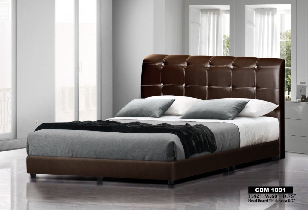 1091 Divan Contemporary Bed Frame - Living Solution Pte Ltd