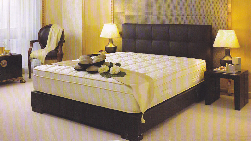 Hilton Divan Contemporary Bed Frame - Living Solution Pte Ltd
