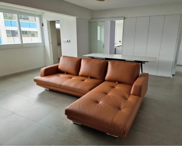 Ace Adjustable Sliding Backrest Sofa - Living Solution Pte Ltd