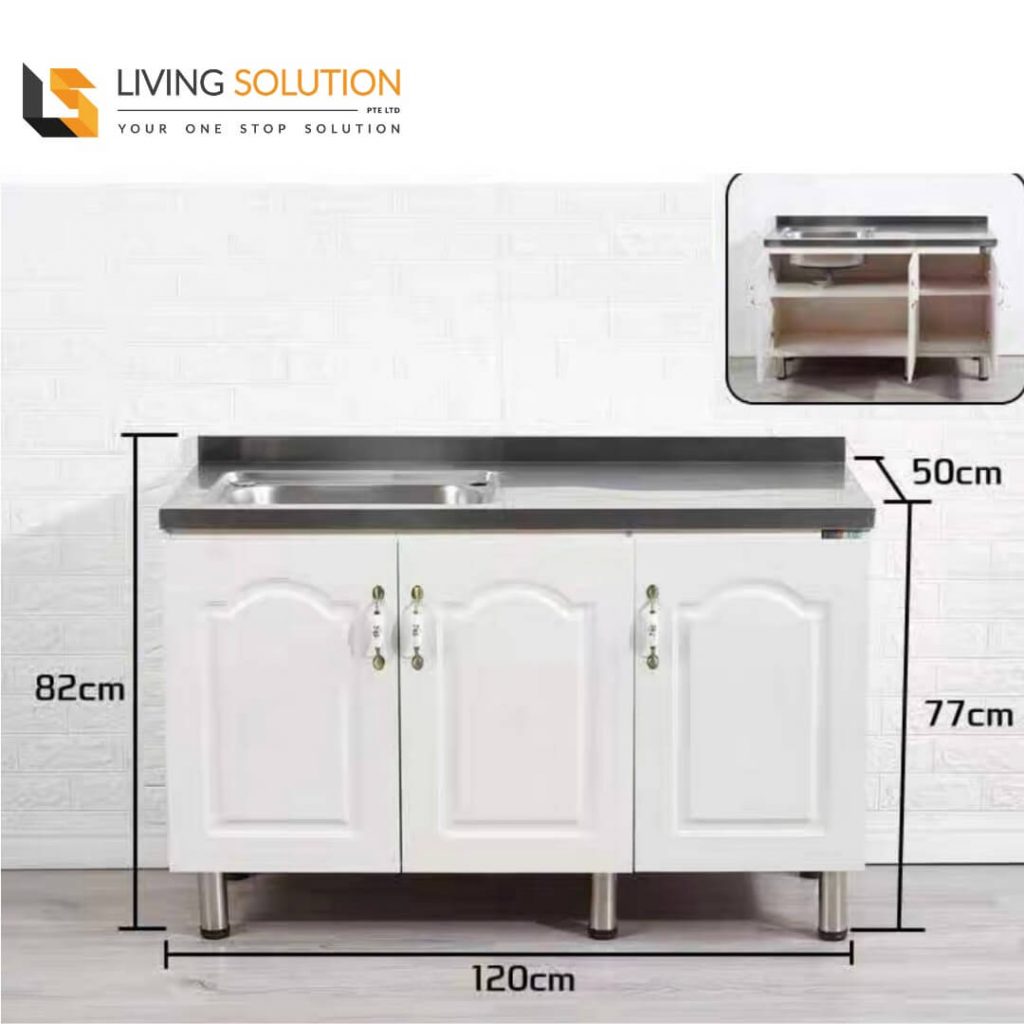Stainless Steel Kitchen Work Table - Living Solution Pte Ltd
