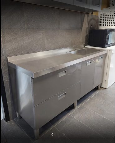 01 Customised Modular Stainless Steel Kitchen Cabinet - Living Solution ...