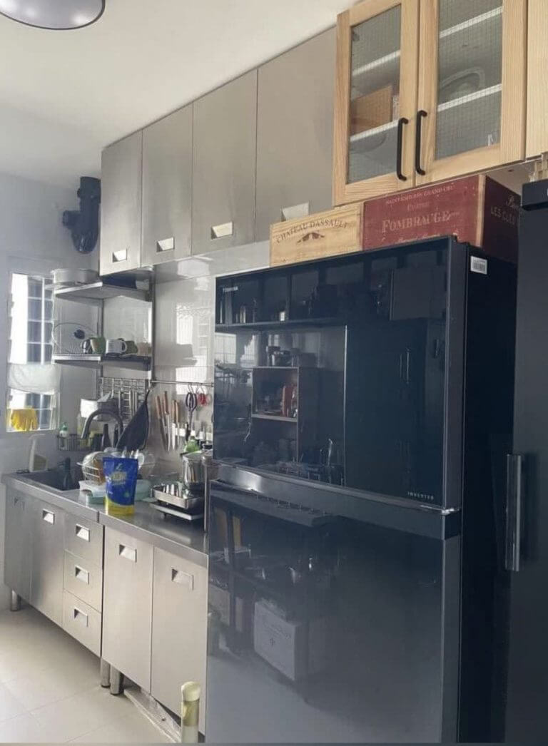 01 Customised Modular Stainless Steel Kitchen Cabinet - Living Solution ...