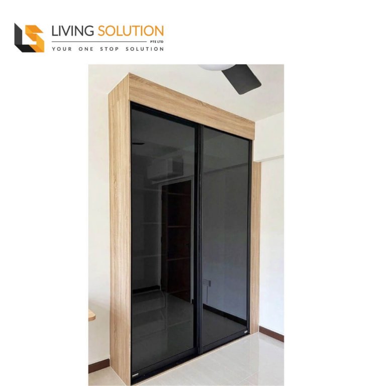 Custom Made Built in Wall System Sliding Door Wardrobe | Living Solution