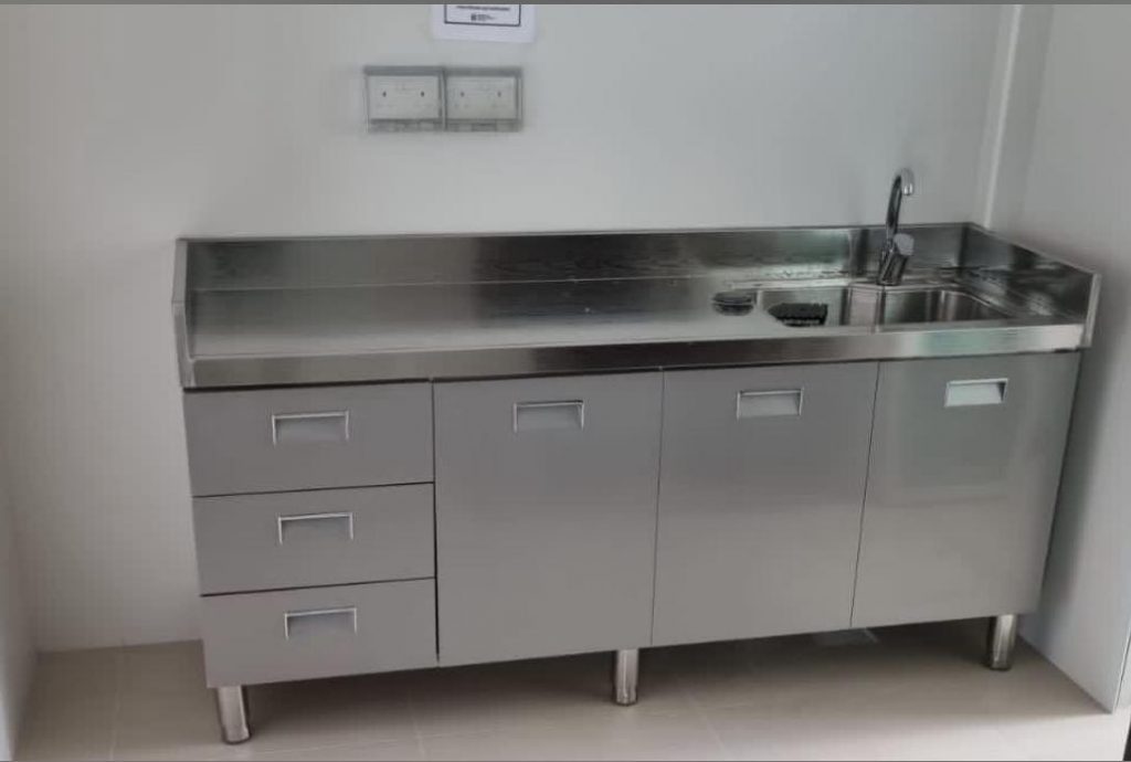 Modular Stainless Steel Kitchen Cabinet | Living Solution