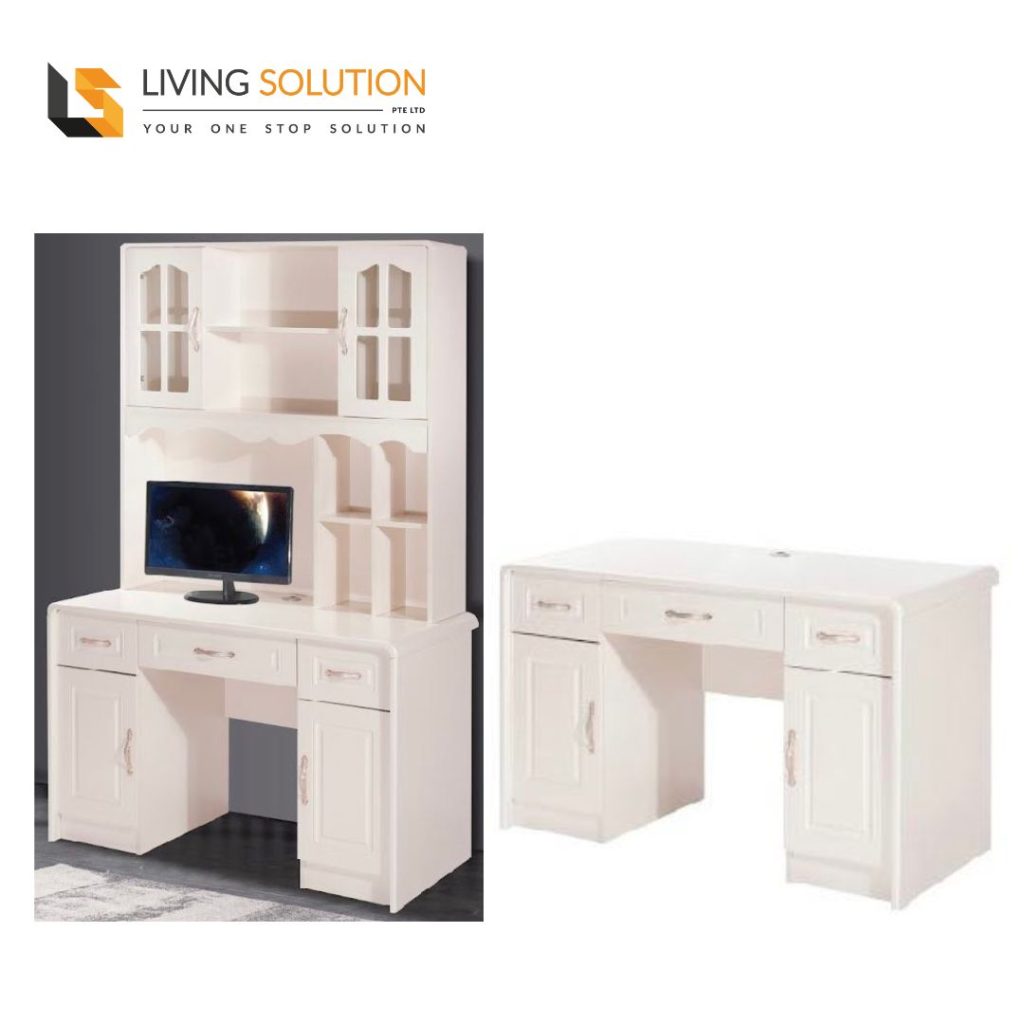 Lari 120cm Study Table with Open Shelving and Compartment - Living ...