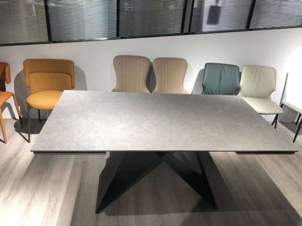 Jared Sintered Stone Extendable Dining Table - Side Extension - Living ...