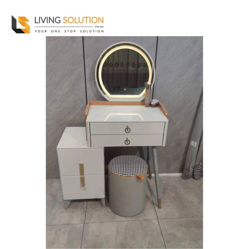 Zonic Dressing Table Dresser Table - Living Solution Pte Ltd
