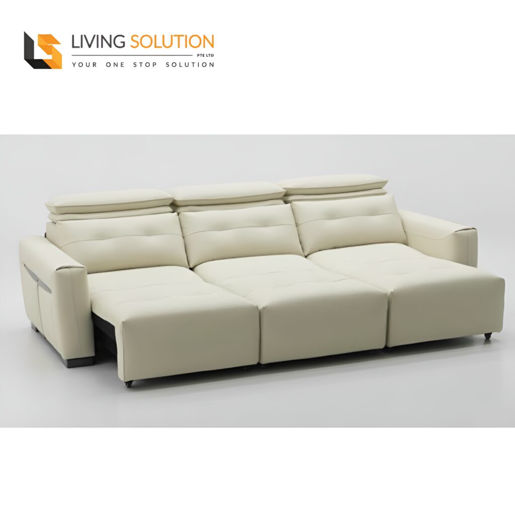Alessia Electric Remote Control Leather or Fabric Sofa - Order Online ...