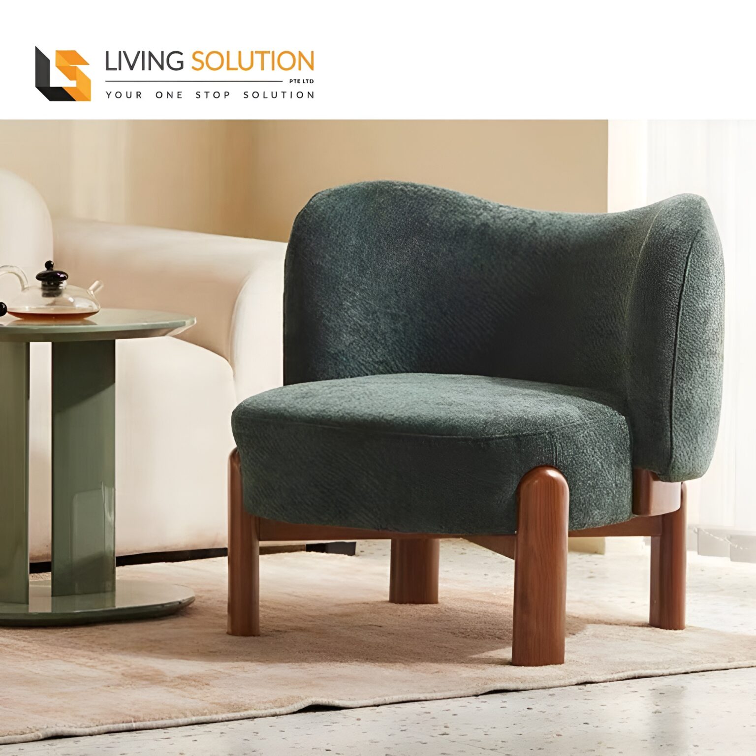 Boer Arm Chair Lounge Relax Chair - Living Solution Pte Ltd
