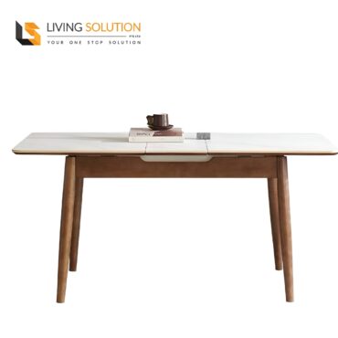 Extendable Dining Table Singapore | Dining Room Furniture | Living Solution
