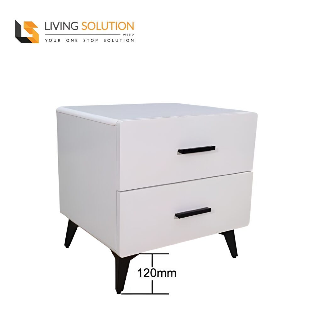 Den Bedside Table / Side Table - Living Solution Pte Ltd