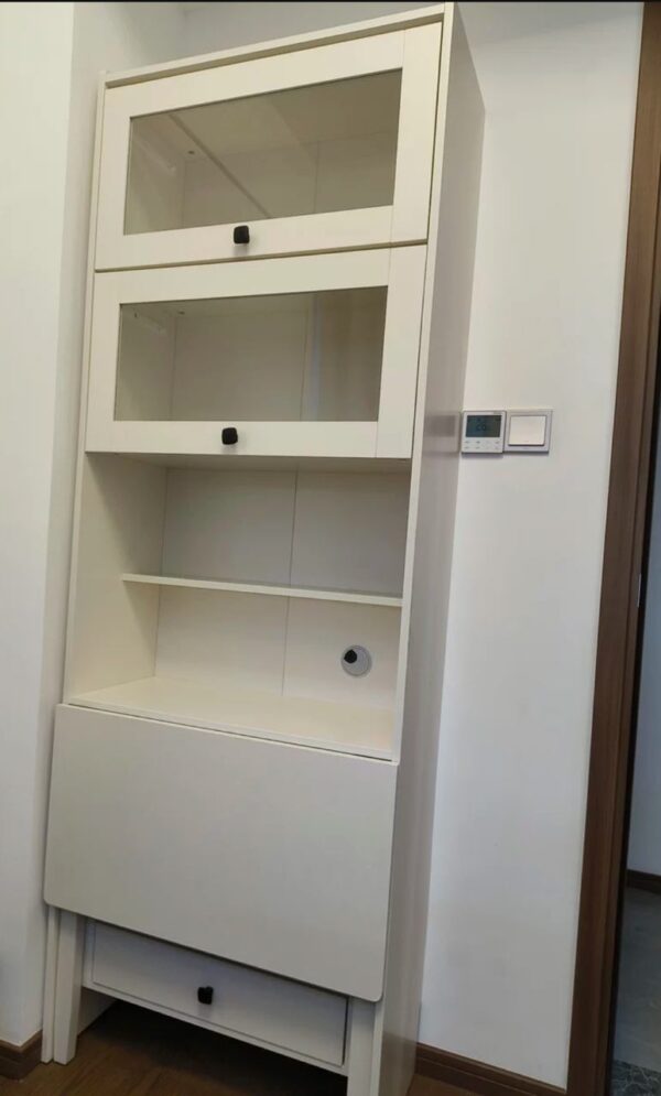 Acacia II Space Saving Study Table with Shelf - Living Solution Pte Ltd