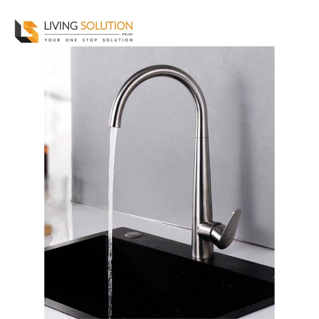 120cm Stainless Steel Kitchen Cabinet with Stove Cut - Living Solution ...