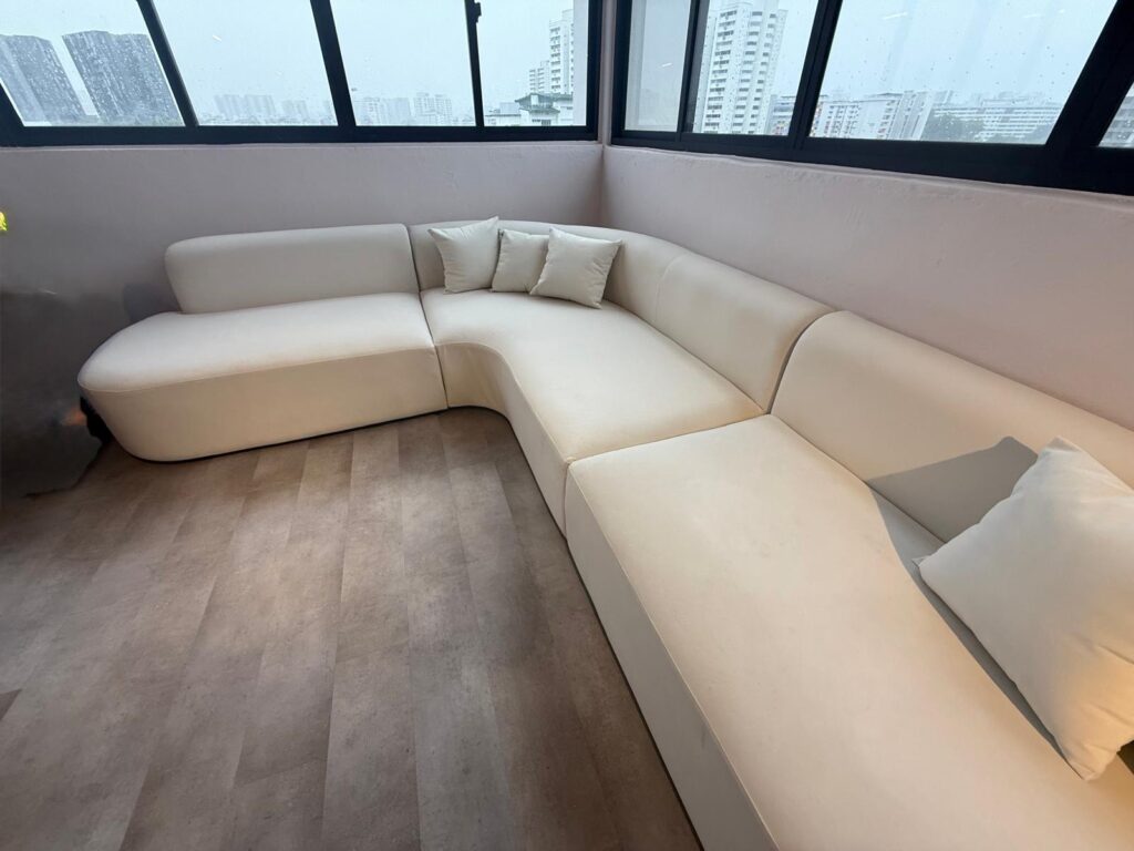 Lora Curve Sofa - Order Online in Singapore - Living Solution