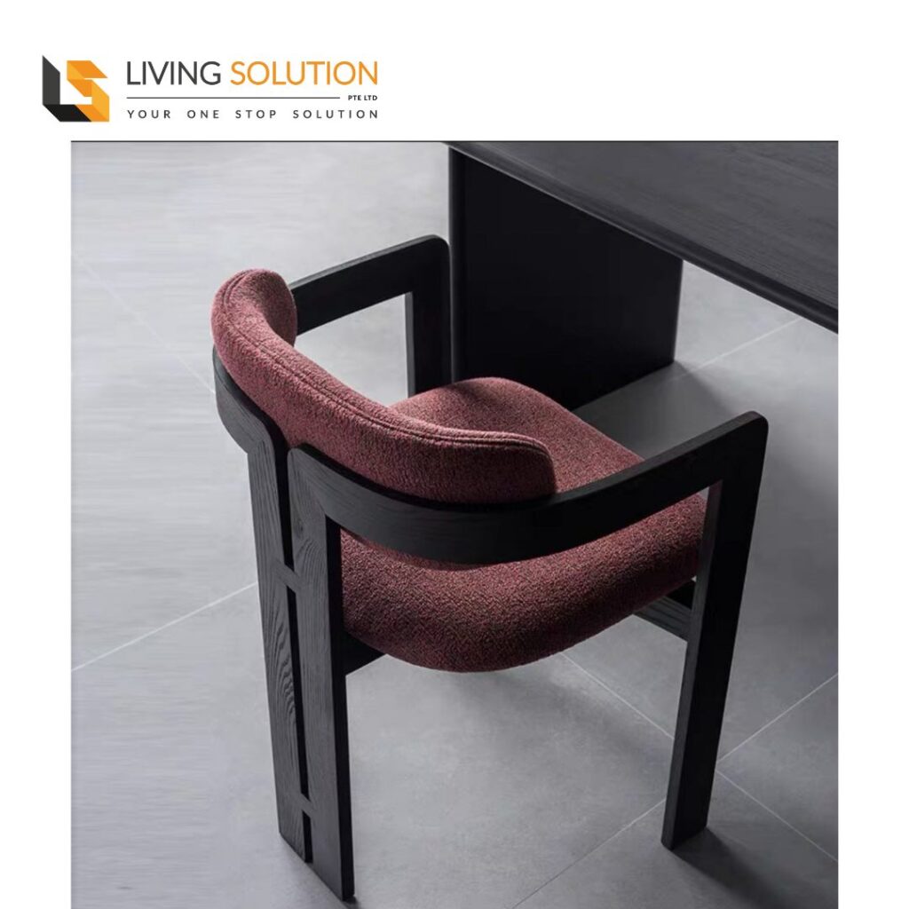 Sath Ash Wood Dining Chair - Living Solution Pte Ltd