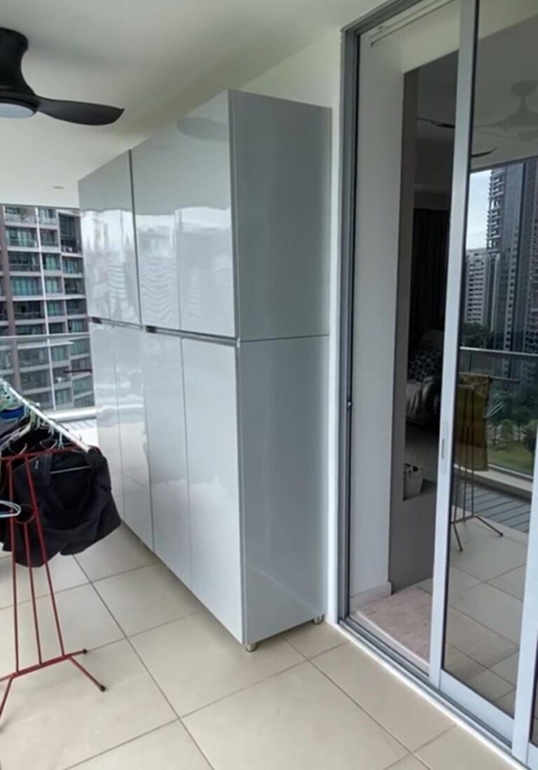 Stainless Steel Outdoor Storage Cabinets Balcony | Living Solution