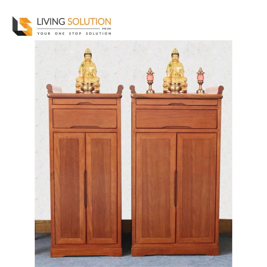 Altar Table 06 No Top (Teak Wood) - Living Solution Pte Ltd