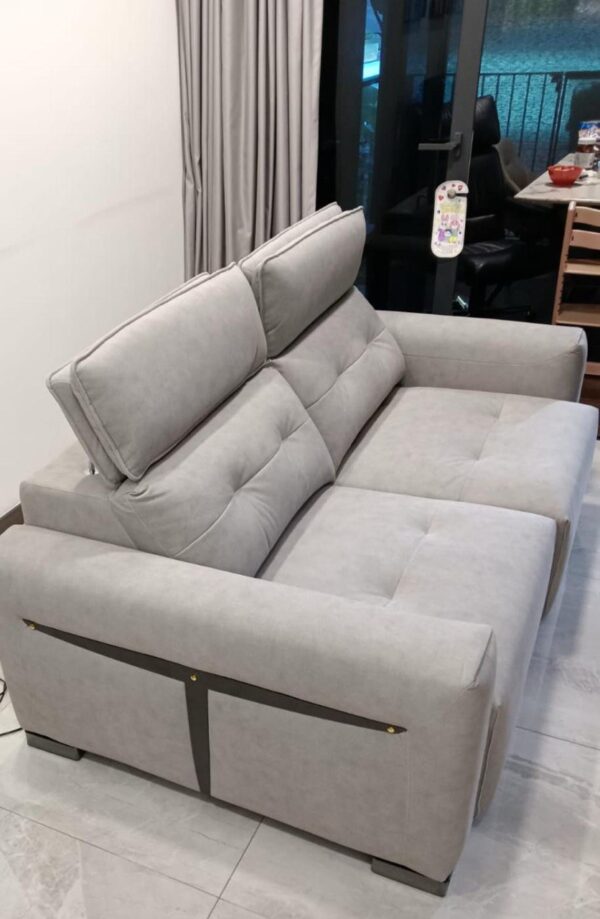 Alessia Electric Remote Control Leather or Fabric Sofa - Order Online ...