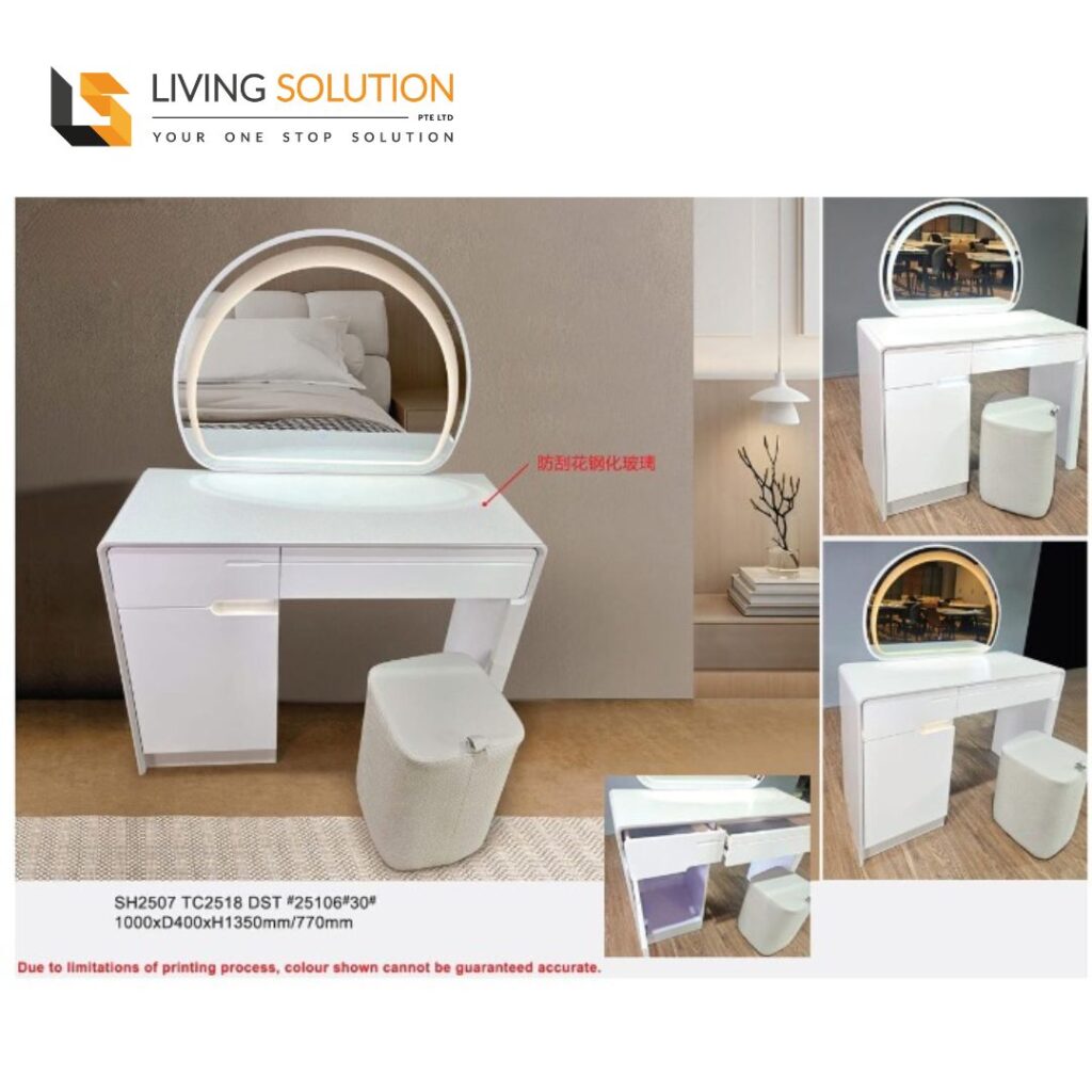 Dama Dressing Table Dresser Table - Living Solution Pte Ltd